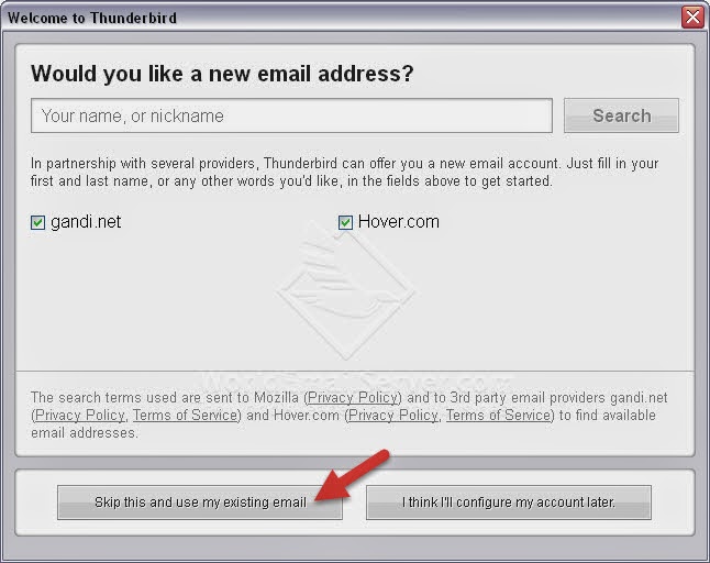 Thunderbird – Manual EN