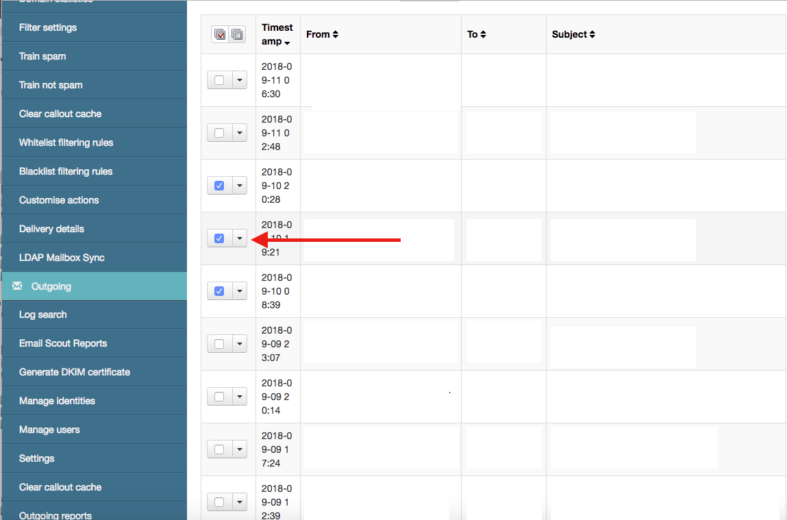 Spam Panel – Manual EN