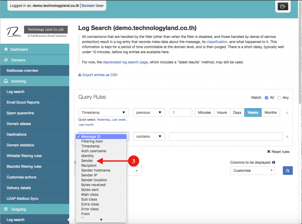 Spam Panel – Manual EN
