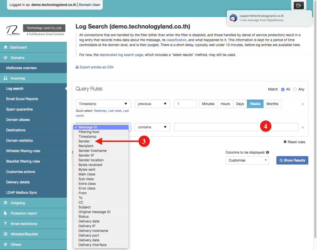 Spam Panel – Manual TH