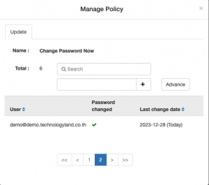 [Email Panel]Force Change Password – Manual TH
